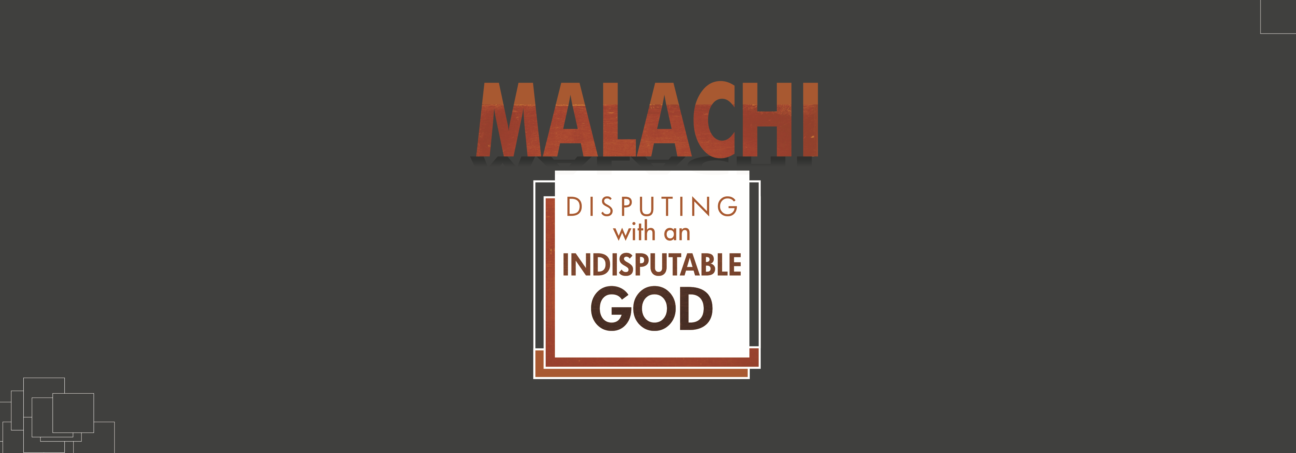 The Conclusion of Malachi: The Savior Will Come - missio Dei: Falcon